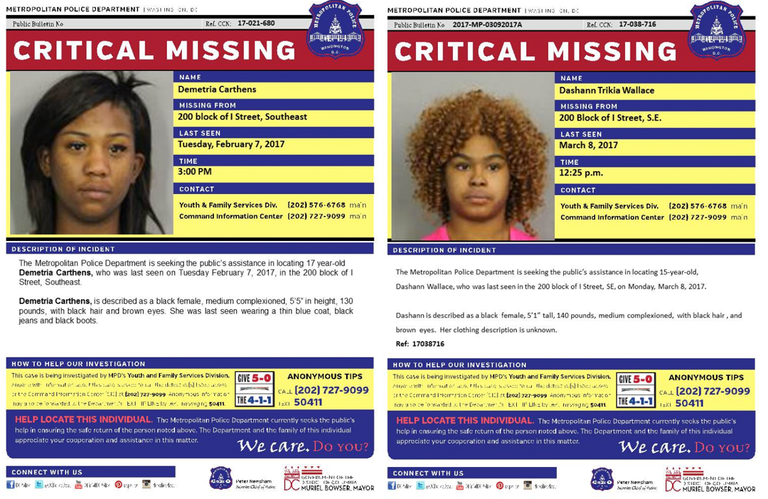 D.C.'s 'Missing Girls' Spark National Attention And Misinformation ...