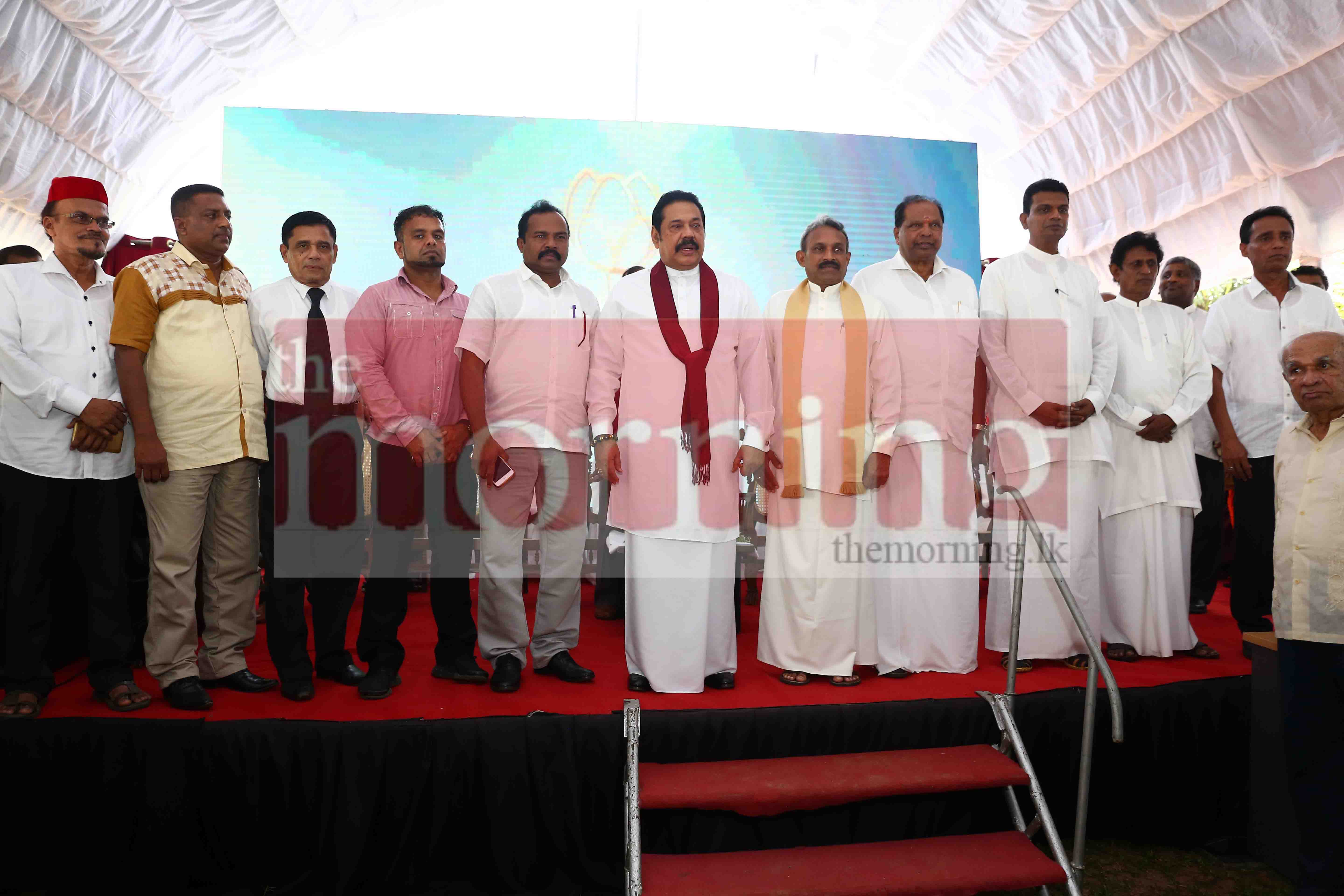 Ten political parties sign agreements with SLPP - The Morning - Sri ...