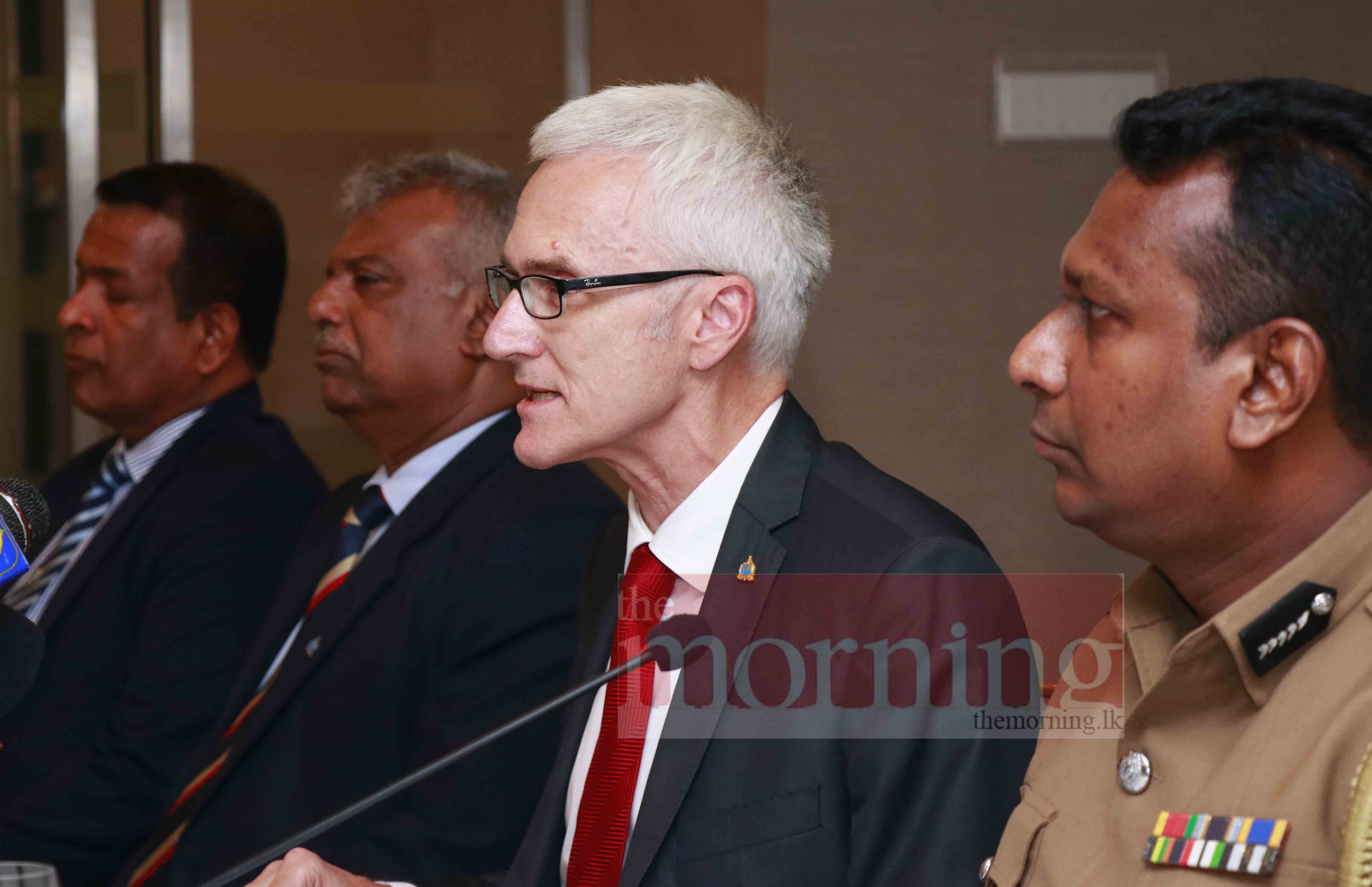 INTERPOL chief addresses the media - The Morning - Sri Lanka News