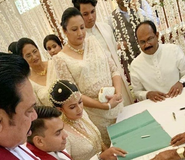 Namal Rajapaksa marries Limini Weerasinghe - The Morning - Sri Lanka News