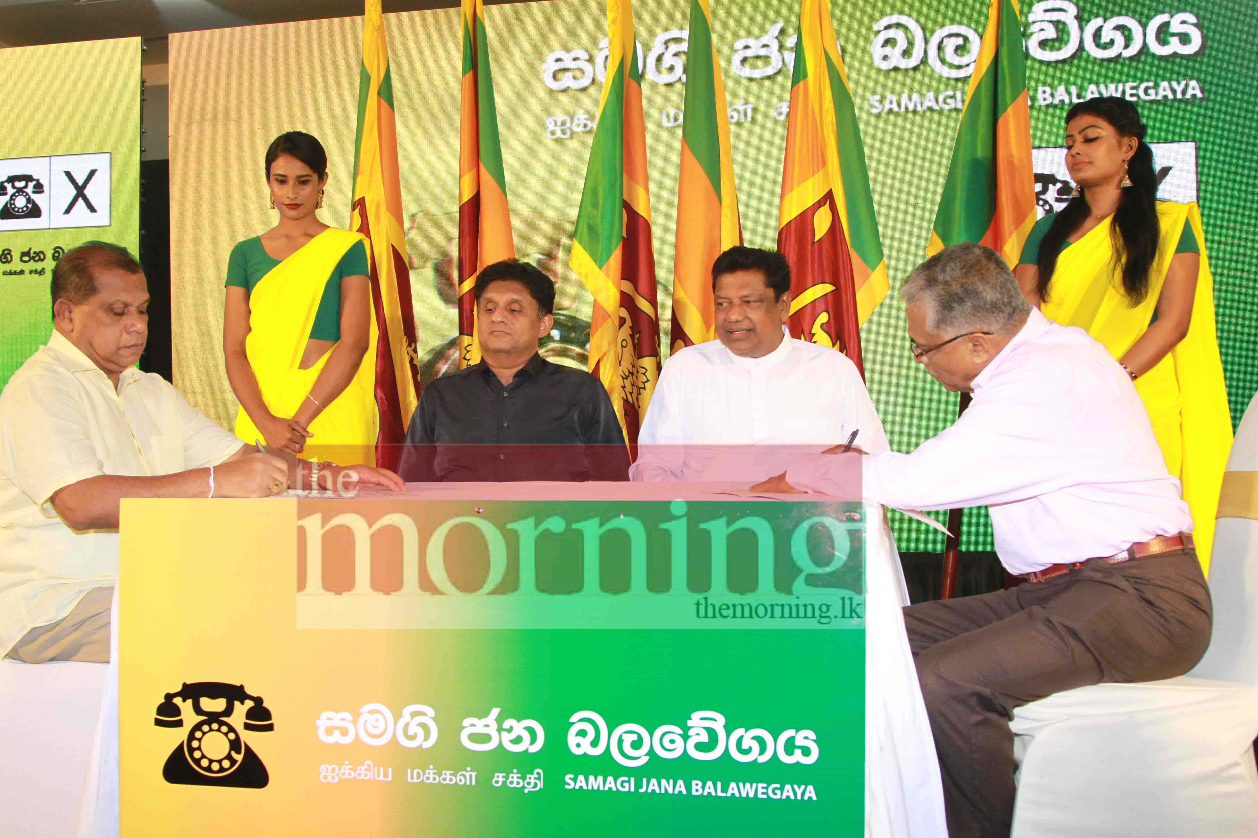 SJB launches telephone symbol; Welgama joins Sajith - The Morning - Sri ...