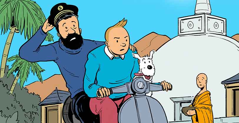 Localised version of Tintin cover gains recognition - The Morning - Sri ...