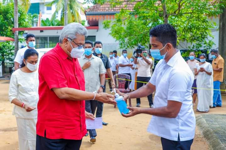 President Gotabaya Rajapaksa casts his vote - The Morning - Sri Lanka News