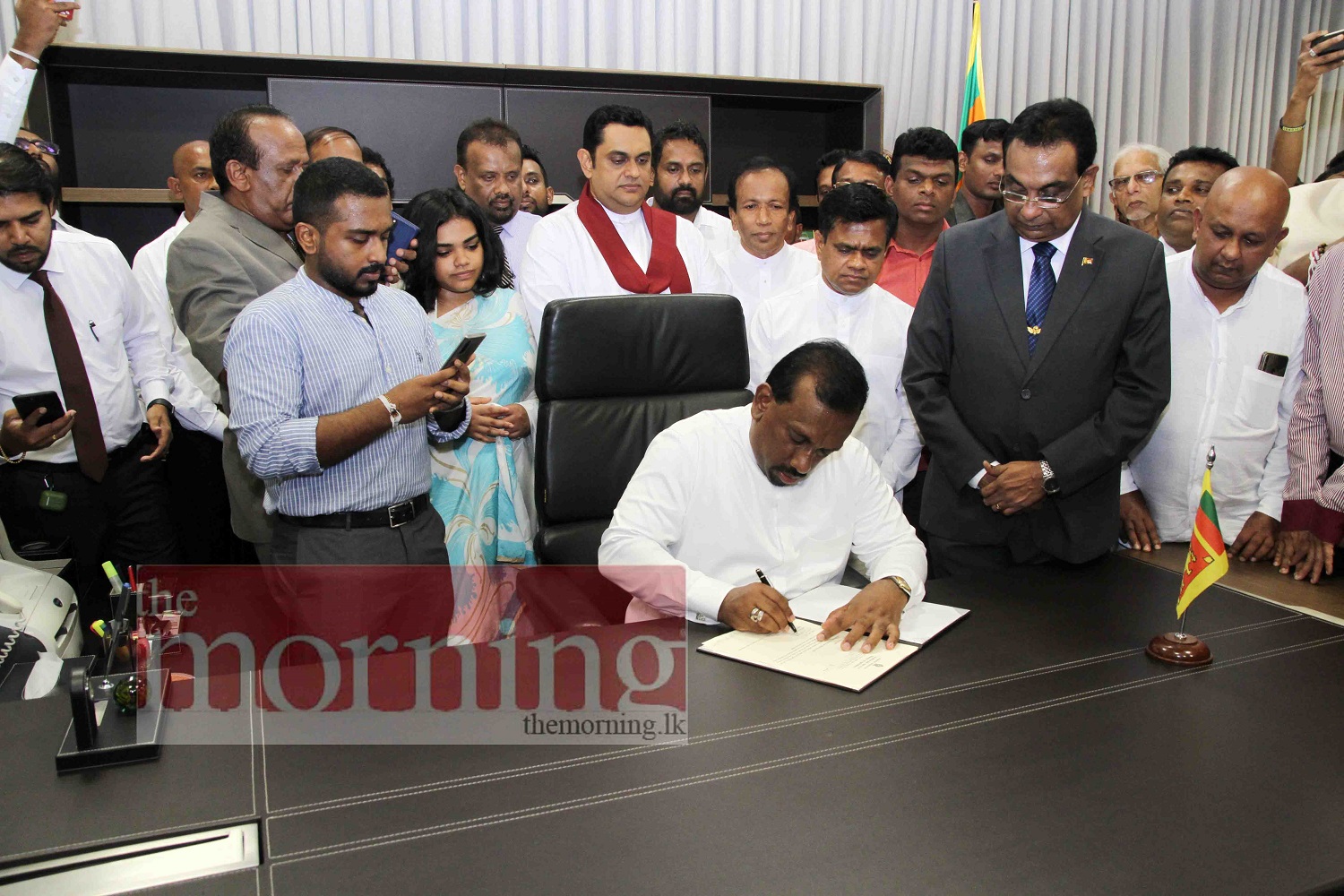 Mahindananda Aluthgamage assumes duties as Agriculture Minister - The ...