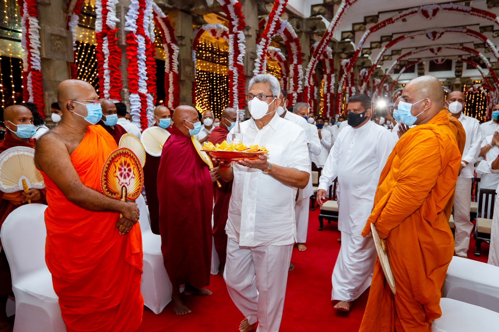 Twenty-one-day Pirith recital at Independence Square - The Morning ...