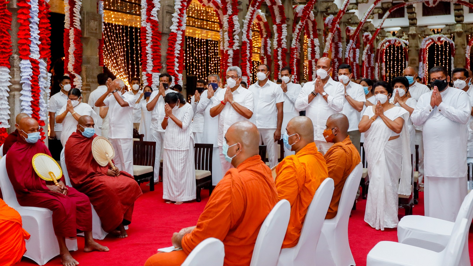 Twenty-one-day Pirith recital at Independence Square - The Morning ...