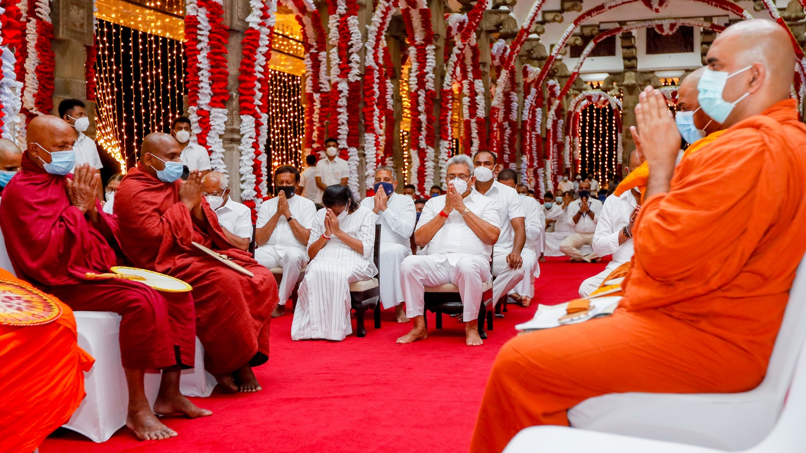 Twenty-one-day Pirith recital at Independence Square - The Morning ...