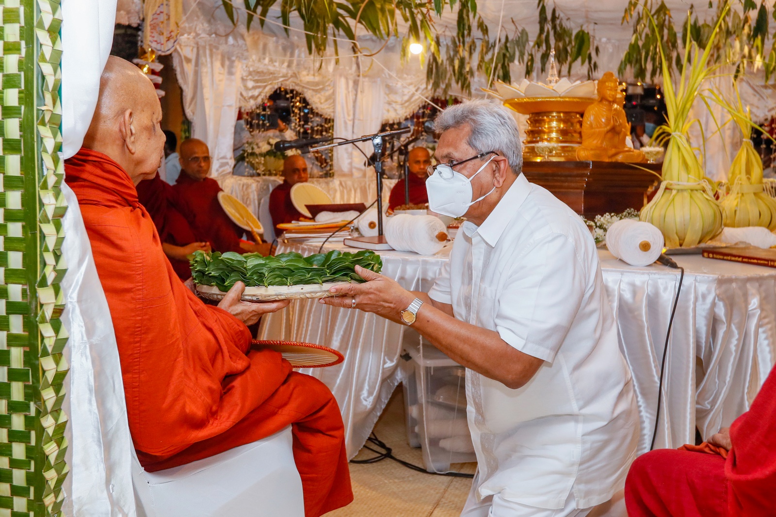 Twenty-one-day Pirith recital at Independence Square - The Morning ...