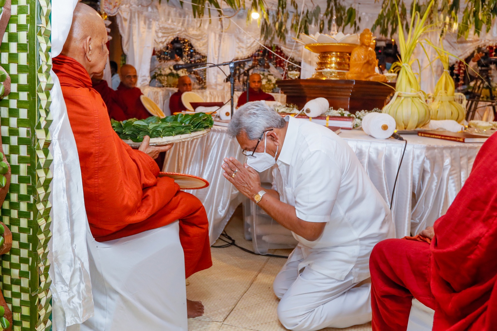 Twenty-one-day Pirith recital at Independence Square - The Morning ...