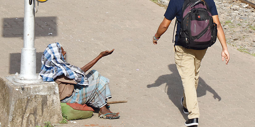 ‘A beggar is simply a harbinger of the message that society has failed ...