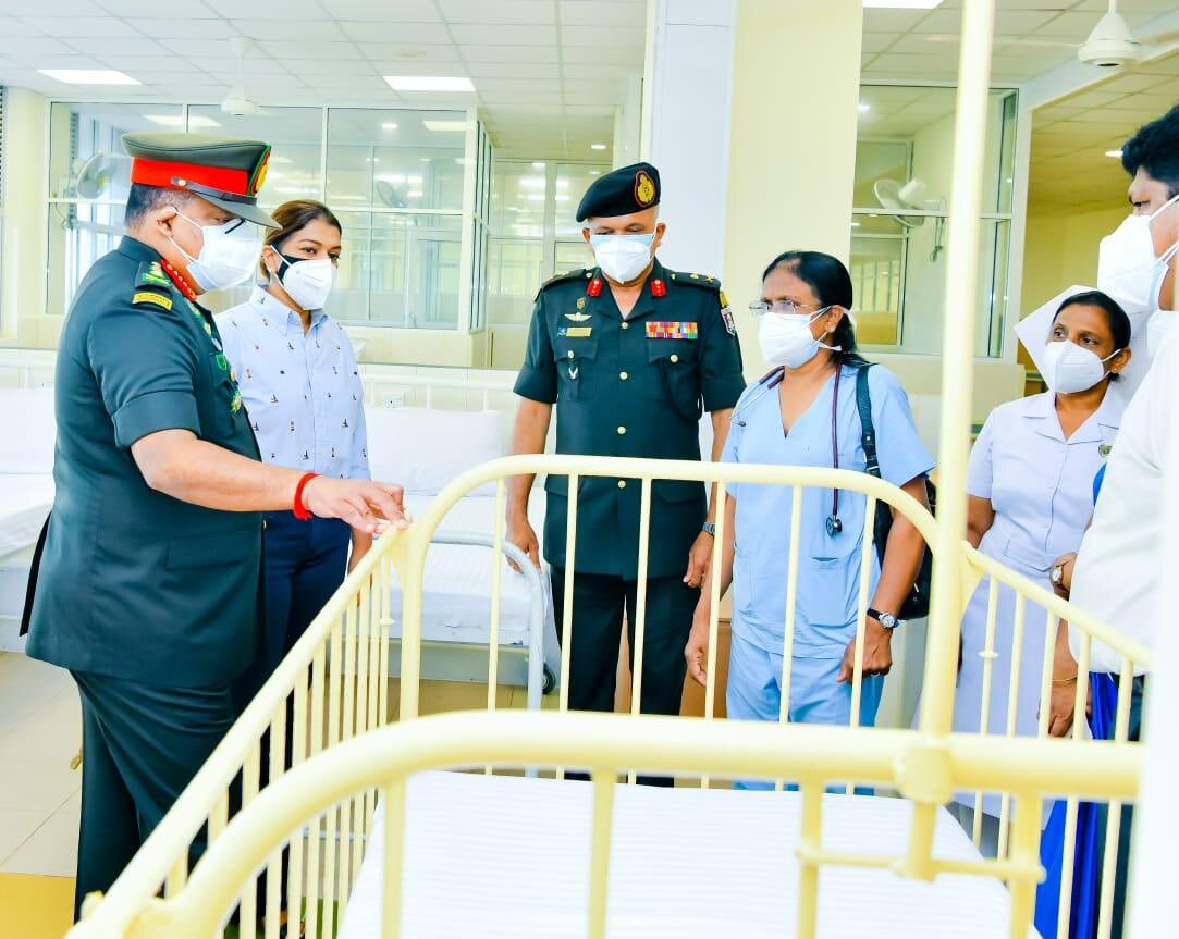 Army Commander inspects new Covid wards at Kalubowila hospital - The ...