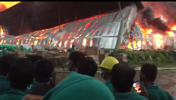 Blazing Damro factory: no casualties reported - The Morning - Sri Lanka ...