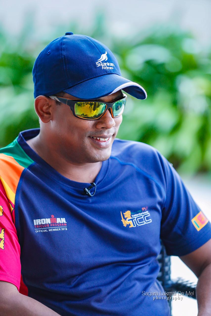 Sri Lanka’s first blind triathlete Khalid Oshman’s indomitable spirit ...
