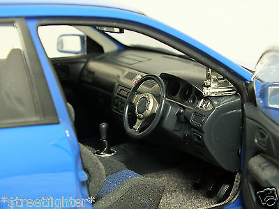 1:18 "MITSUBISHI LANCER EVOLUTION VII 7" RALLIART REIMS BLUE MODIFIED ...