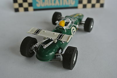 Scalextric "powersledge" INDIANAPOLIS LOTUS C9 Eng .1969 nice Vintage ...