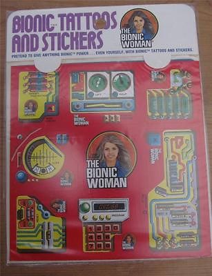the-bionic-woman-bionic-tattoos-and-stickers-from-1976-unopened-kenner ...