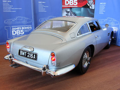BUILD YOUR OWN JAMES BOND 007 1:8 SCALE ASTON MARTIN DB5 GOLDFINGER ...
