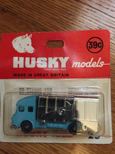 CORGI HUSKY 25 SD REFUSE VAN MOC 1960's - The Old Toy Guide