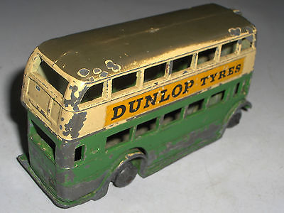 dinky-toys-pre-war-dunlop-double-decker-bus-12344 - The Old Toy Guide