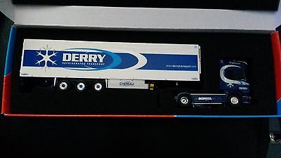 TEKNO SCANIA TOPLINE AND FRIDGE TRAILER DERRY LIVERY 1:50 SCALE IRISH ...