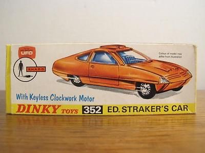 VINTAGE DINKY TOYS DIE CAST UFO S.H.A.D.O. 352 ED. STRAKER'S CAR MINT ...