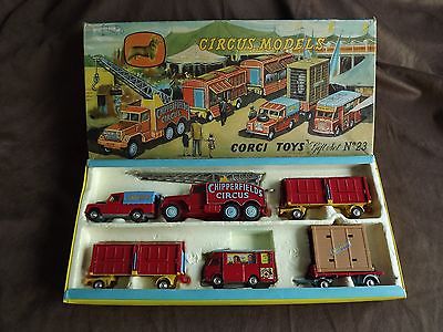 Corgi Chipperfields Circus Models Rare and 1st Issue Gift Set Number 23 ...