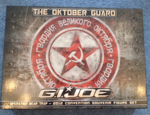 Gi Joe 2012 Convention Operation Bear Trap Oktober Guard 15 Figure Set ...