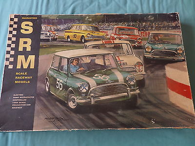 SRM SCALE RACEWAY MODELS MINI COOPER SLOT CAR SET ULTRA RARE 1/40 SCALE ...