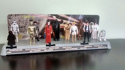 Vintage Star Wars Display Stand 1977 Mail Away First 12 Kenner figures ...