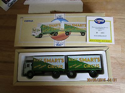 DIECAST CORGI BILLY SMARTS CIRCUS A.E.C MERCURY TRUCK & TRAILER - The ...