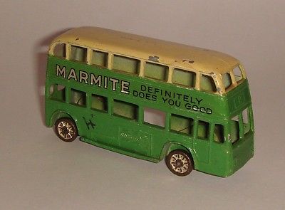 Dinky Toys GB Pre War ref 29 Centre Entrance Bus MARMITE - ORIGINAL ...