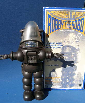 RARE ORIGINAL JAPAN BOXED VINTAGE BATTERY ROBBY THE ROBOT LOST IN SPACE ...