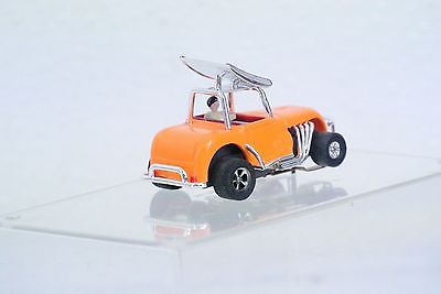 Aurora t-jet super modified hot rod roadster slot car Orange Excellent ...