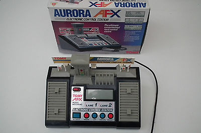 RARE BOXED AURORA TOMY AFX ELECTRONIC CONTROL STATION LAP COUNTER HO ...