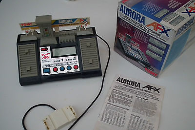 RARE BOXED AURORA TOMY AFX ELECTRONIC CONTROL STATION LAP COUNTER HO ...