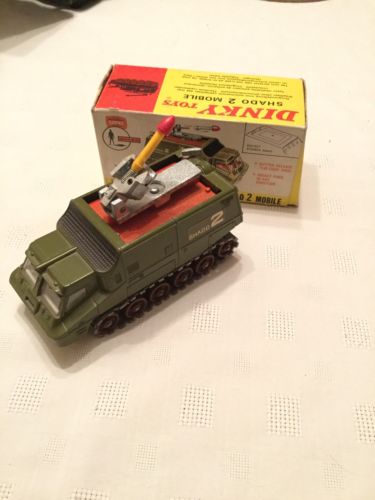 Dinky Toys Shado 2 mobile UFO boxed with rocket 353 complete Die Cast ...