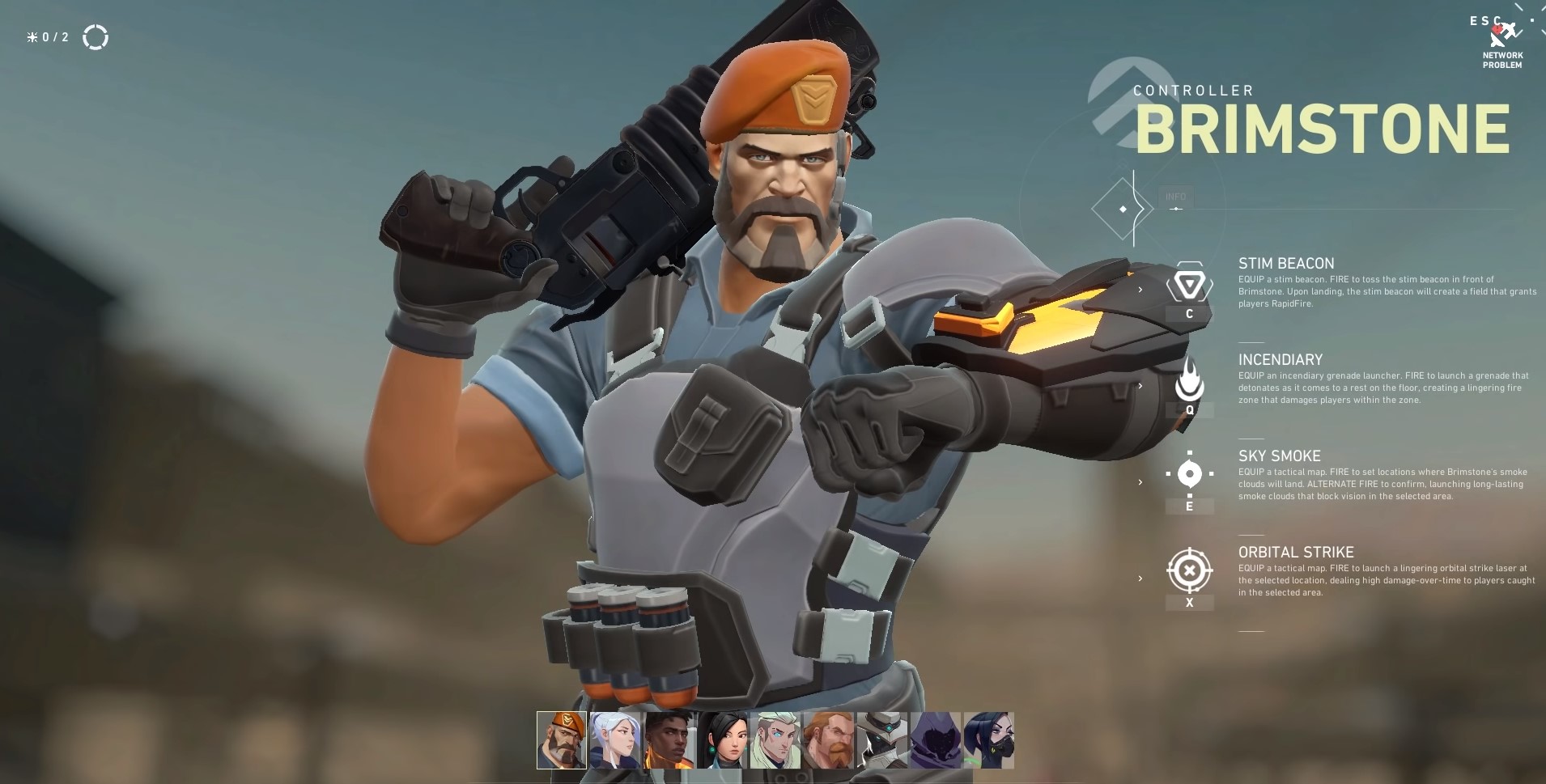 Guia Brimstone VALORANT