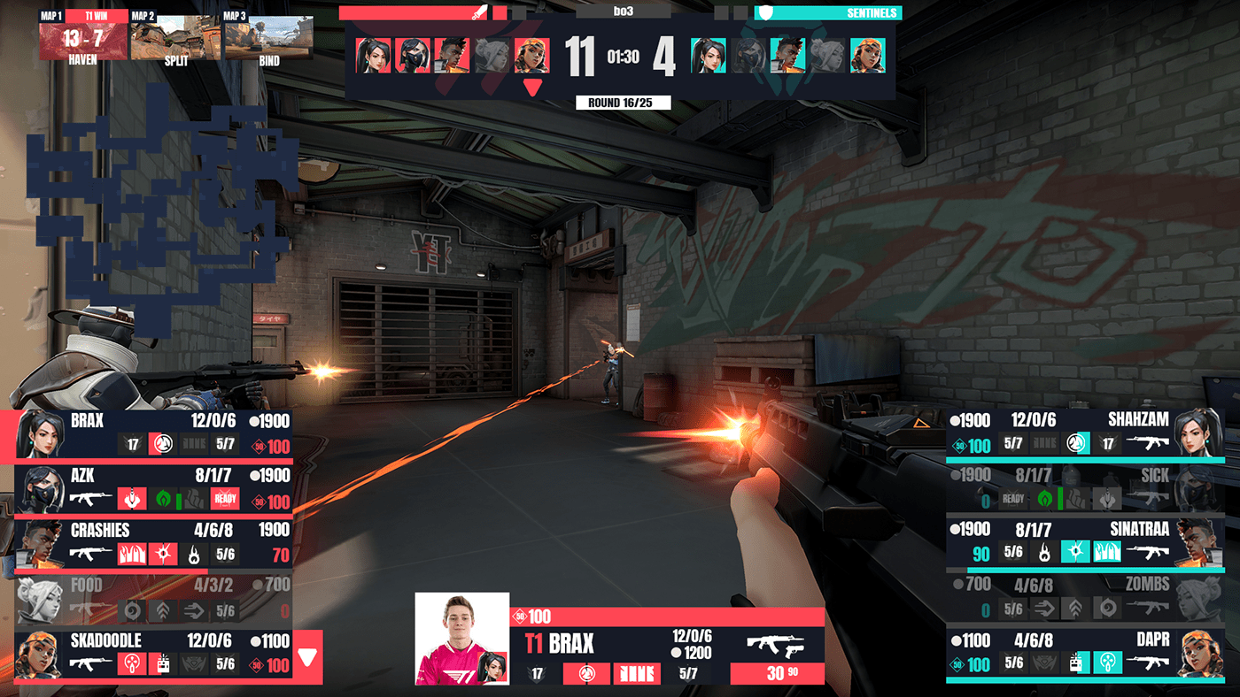 The community experiments with custom esports HUDs | VALORANT Esports ...