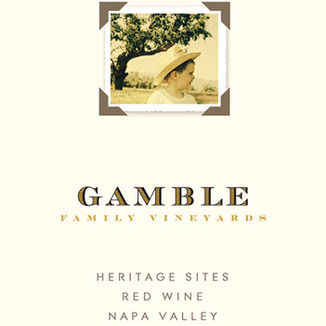 Gamble Family Vineyards 2011 Heritage Sites Napa Valley Red Wine