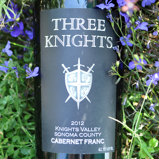 Three Knights Vineyards 2012 Knights Valley Cabernet Franc