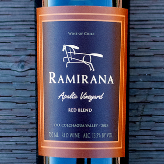 Ramirana 2015 Apalta Vineyard Colchagua Valley Cabernet Blend