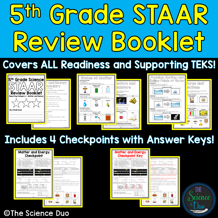 5th Grade Science Review Booklet