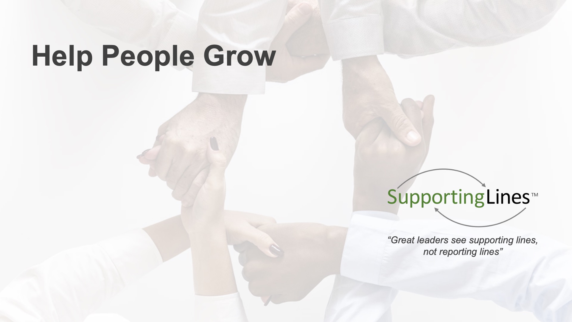 Meaningful role - SupportingLines Institute