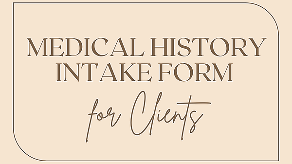 Personalized Care with Medical History Intake Form - Precision Academy