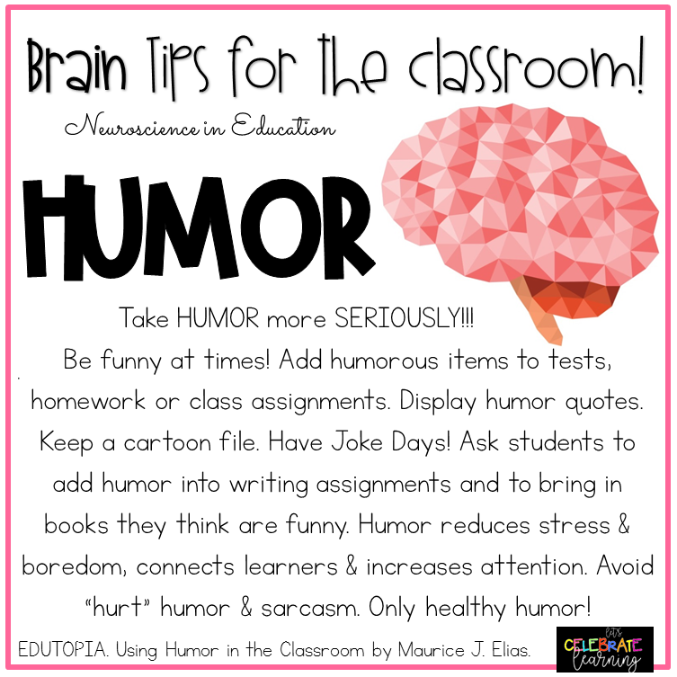 Humor in the Classroom! – Educational Neuroscience