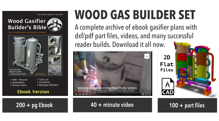 Wood Gasifier Builder's Bible, Ben Peterson --ebook (ebooks forum at permies)