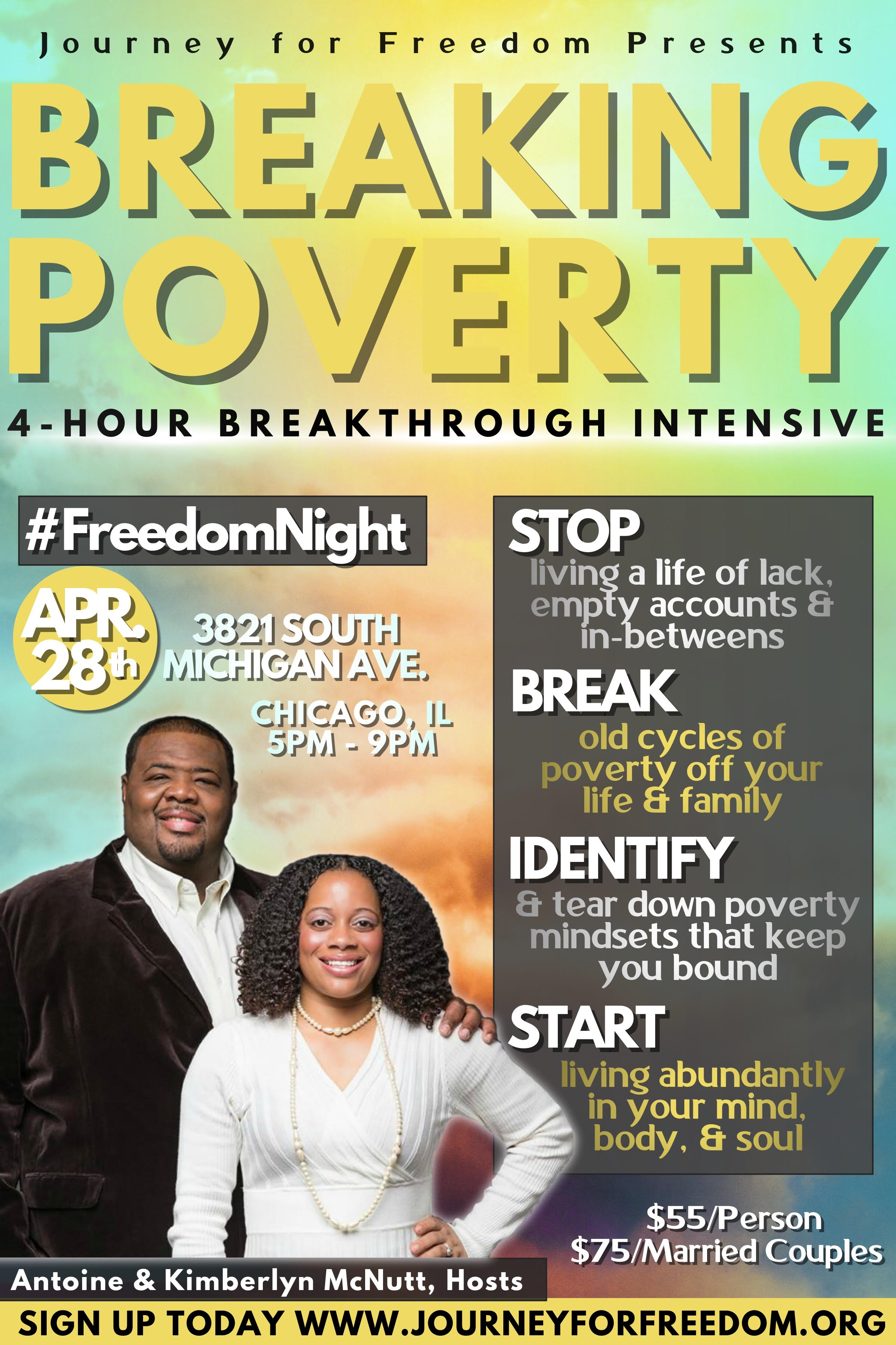 Breaking Poverty 4 Hour Intensive Workshop- 2 Person Special ...