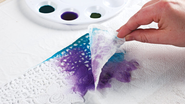 How to Create Painted Lace Trim for Unique Detail on Garments and ...