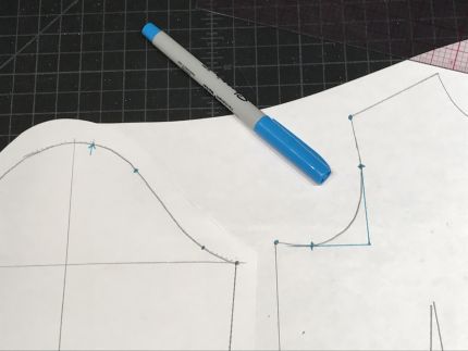 How to Transform a Standard Curved Armhole into a Square-Cut Armhole ...