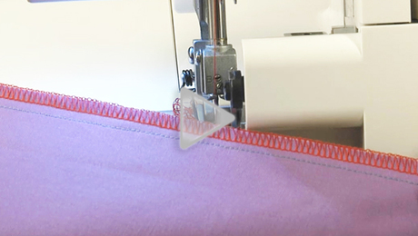How to Serge Seam Allowances Together | Sewing Video Tutorial